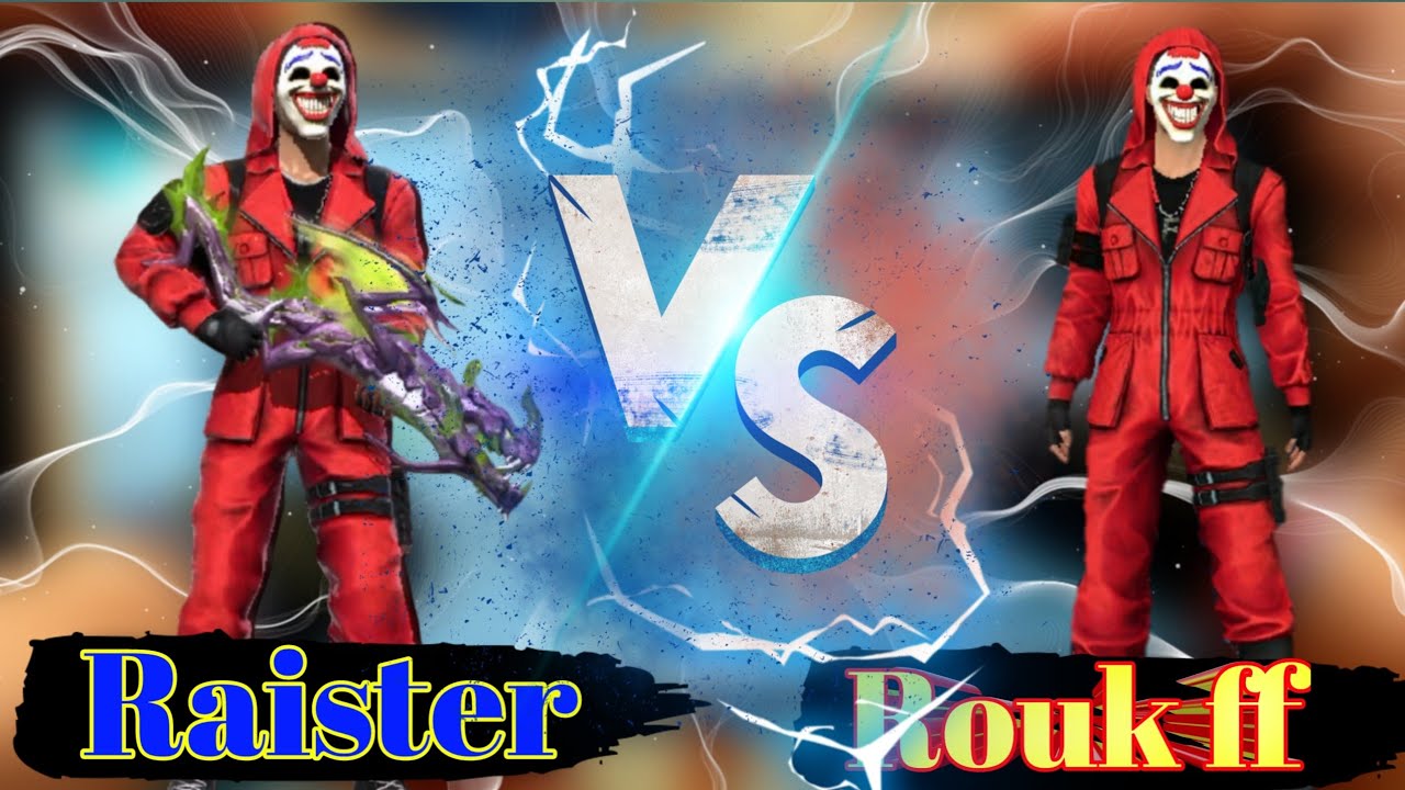 Raister vs rouk ff custom 💯 - YouTube