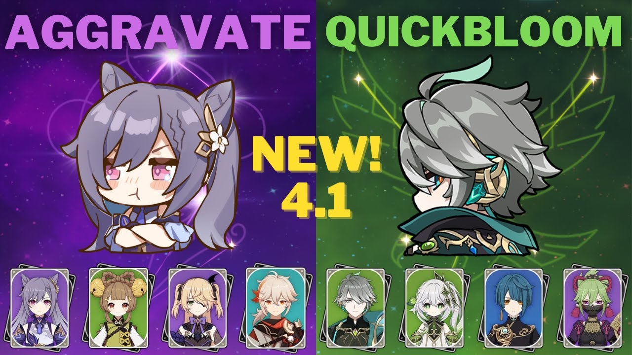 C4 Aggravate Keqing & C0 Quickbloom Alhaitham - 4.1 NEW Spiral Abyss ...