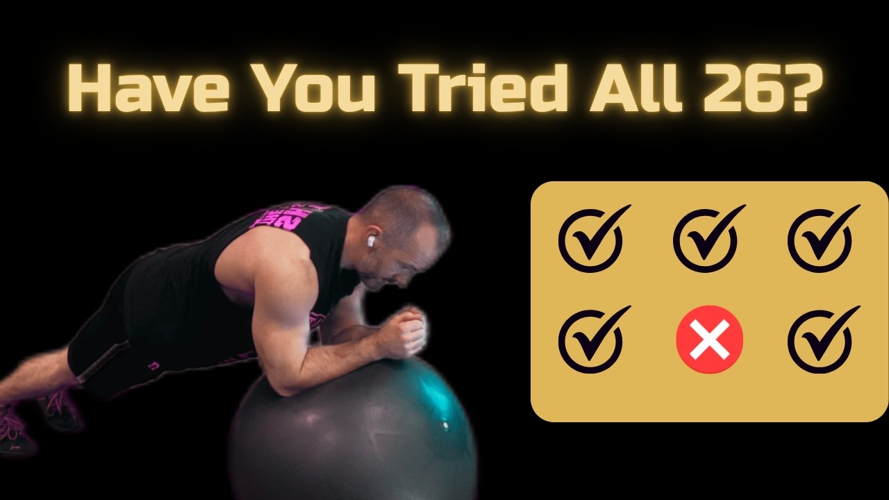 26 Must-Try Core Moves with a Stability Ball - YouTube