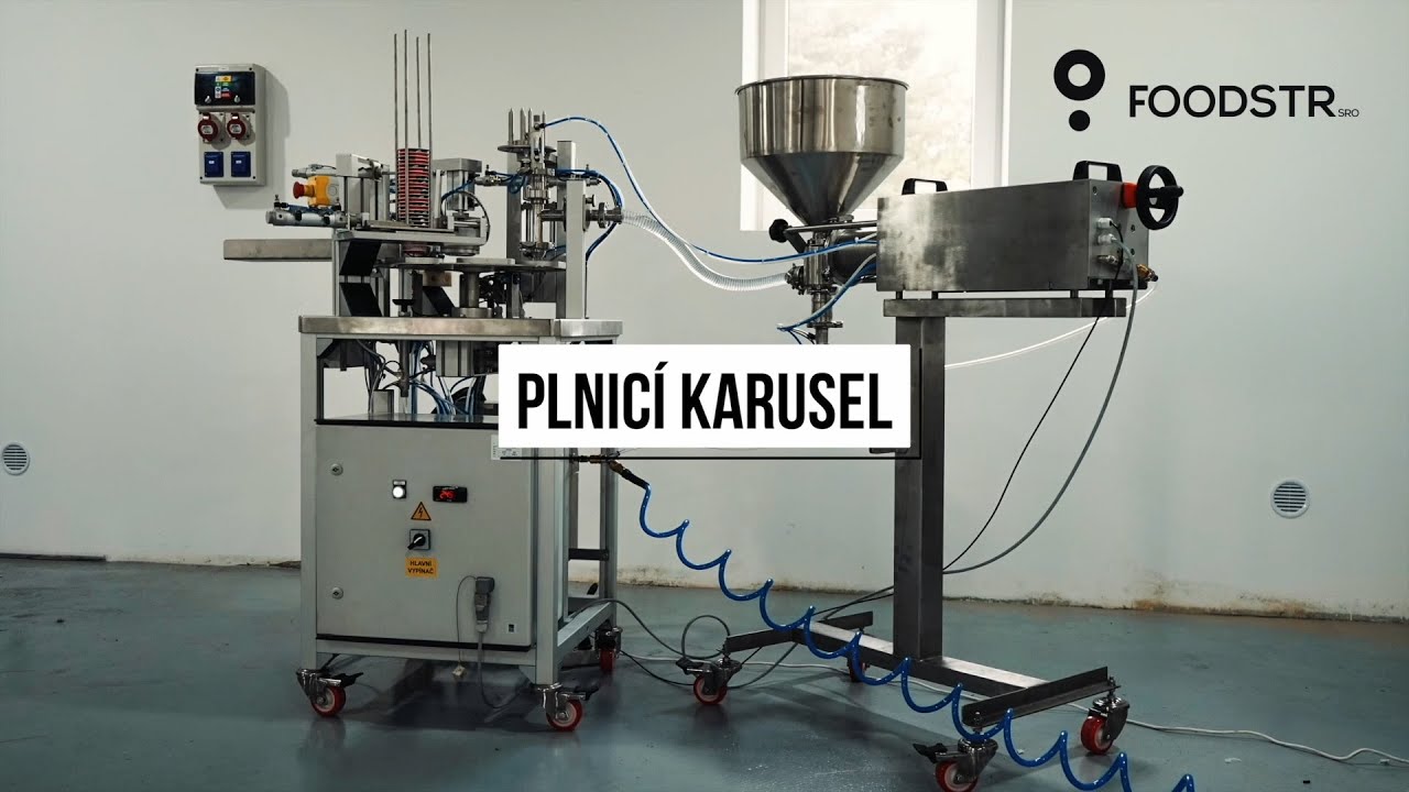 PLNICÍ KARUSEL - ROTTARY FILLING AND SEALING MACHINE - YouTube