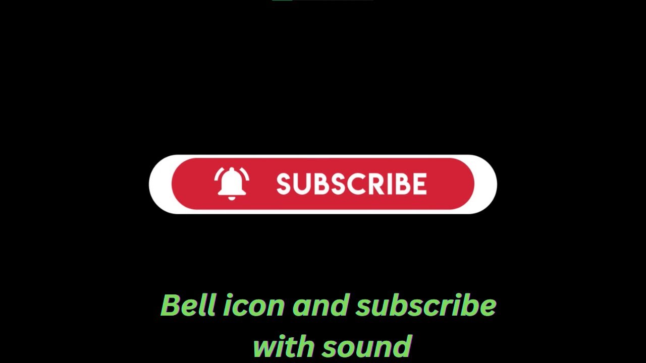 YouTube bell icon and subscribe button | #subscribe ,#bellicon , #green ...