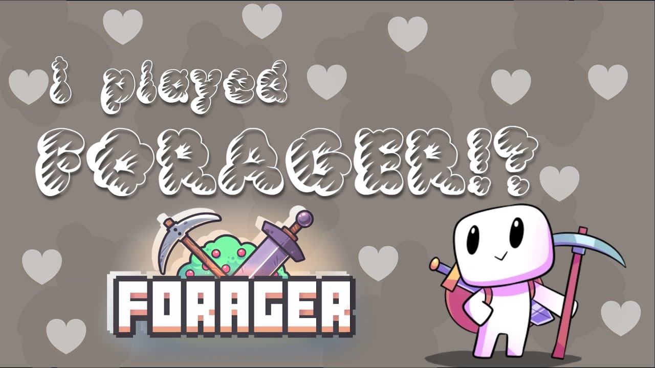 I played FORAGER! | Super cute pixel game - YouTube