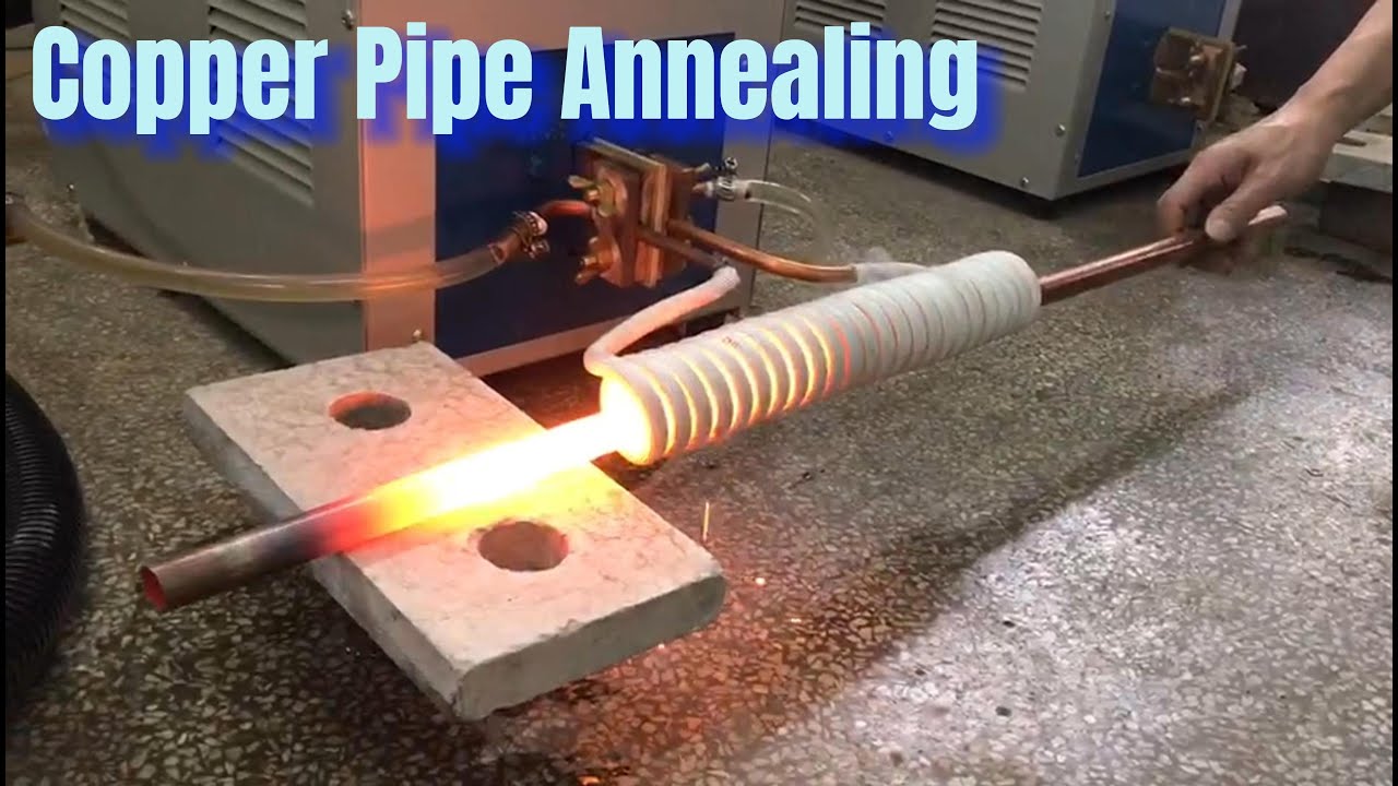 #Copper #Pipe Dia 16mm #Heat #Treatment #-Annealing - JL- 60KW - YouTube
