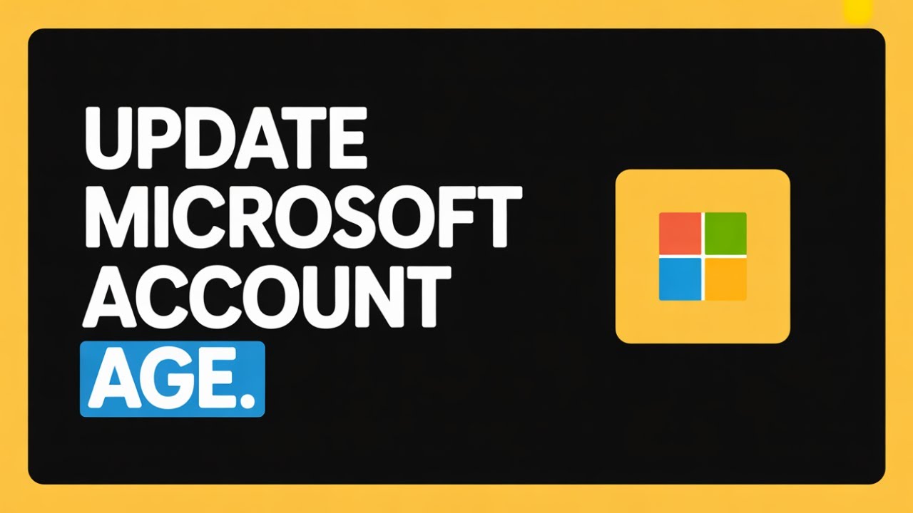 How To Change Your Microsoft Account Date of Birth | Step-by-Step Guide ...