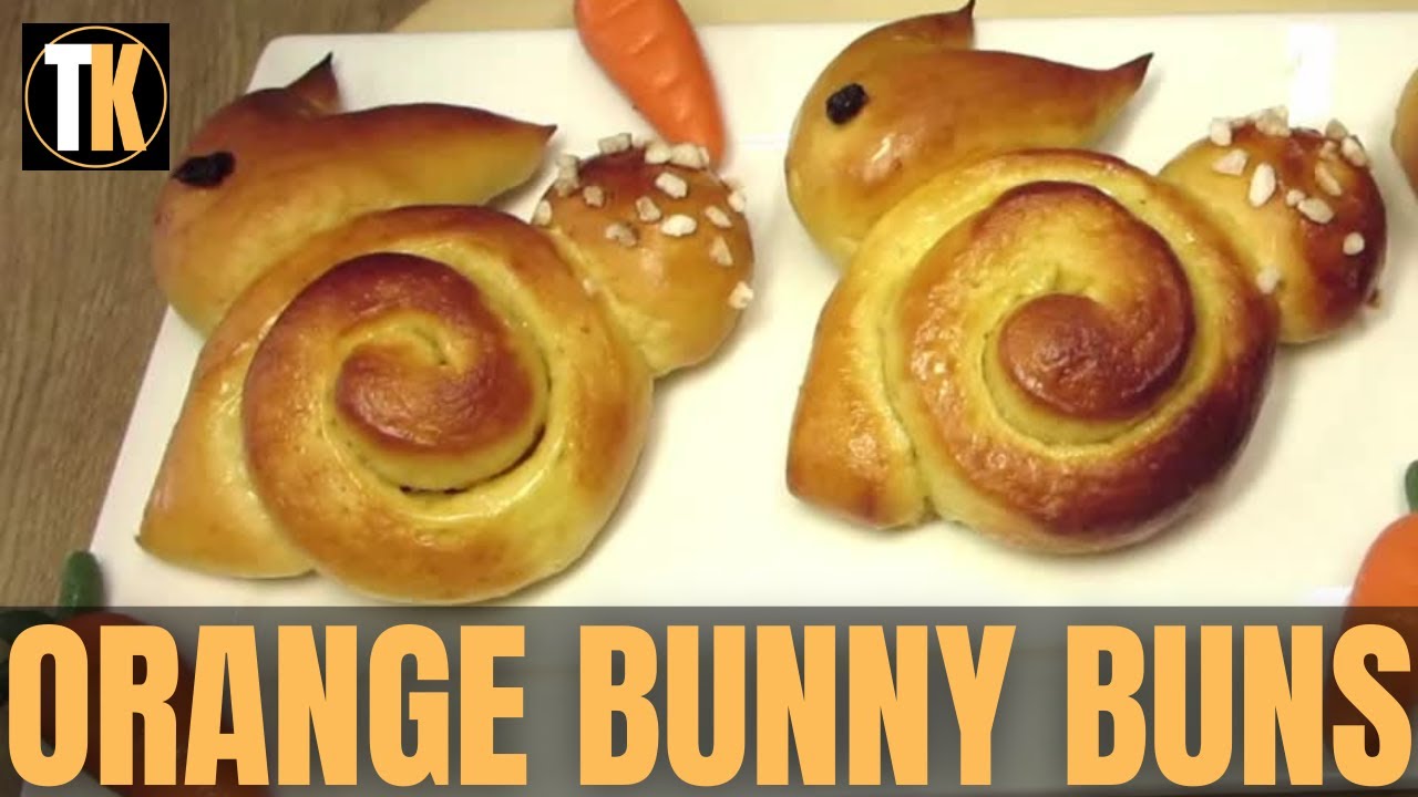How to prepare Orange Bunny Buns | Easter Bunny Bun | Easter Bunnies ...