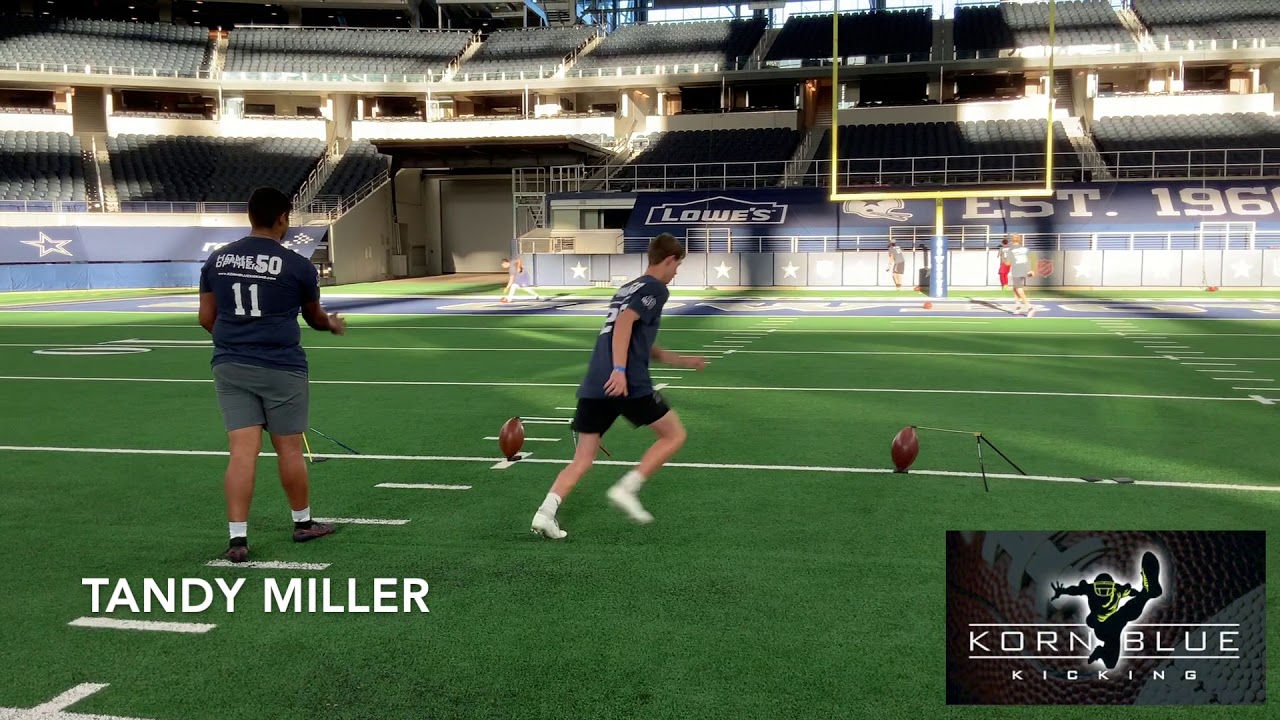 Tandy Miller | Kornblue Kicking at Cowboys Stadium - YouTube