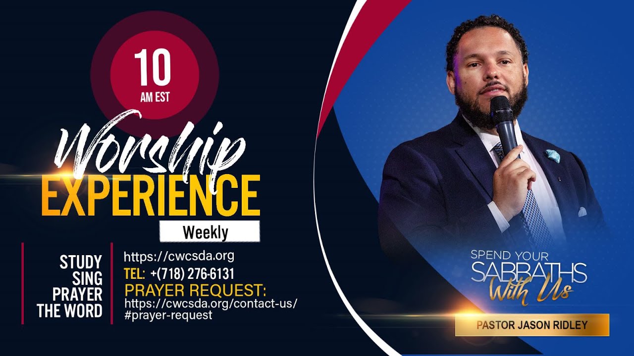 Community Worship Center | Sabbath Service | Pastor Jason Ridley ...
