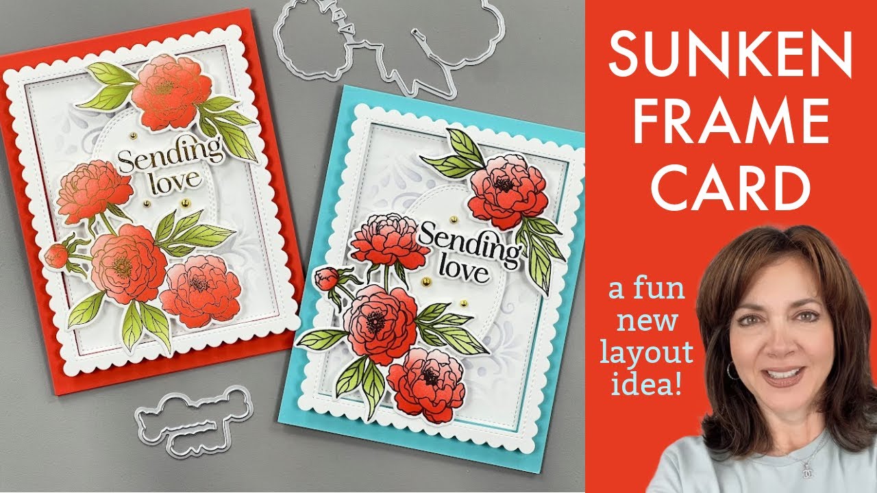 Sunken Frame Card- A Fun New Layout Idea! - YouTube