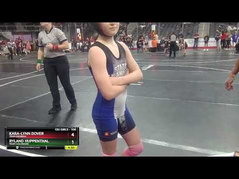 100 Lbs Quarterfinal - Ryland Huppenthal, Team Colorado Vs Kara-Lynn ...
