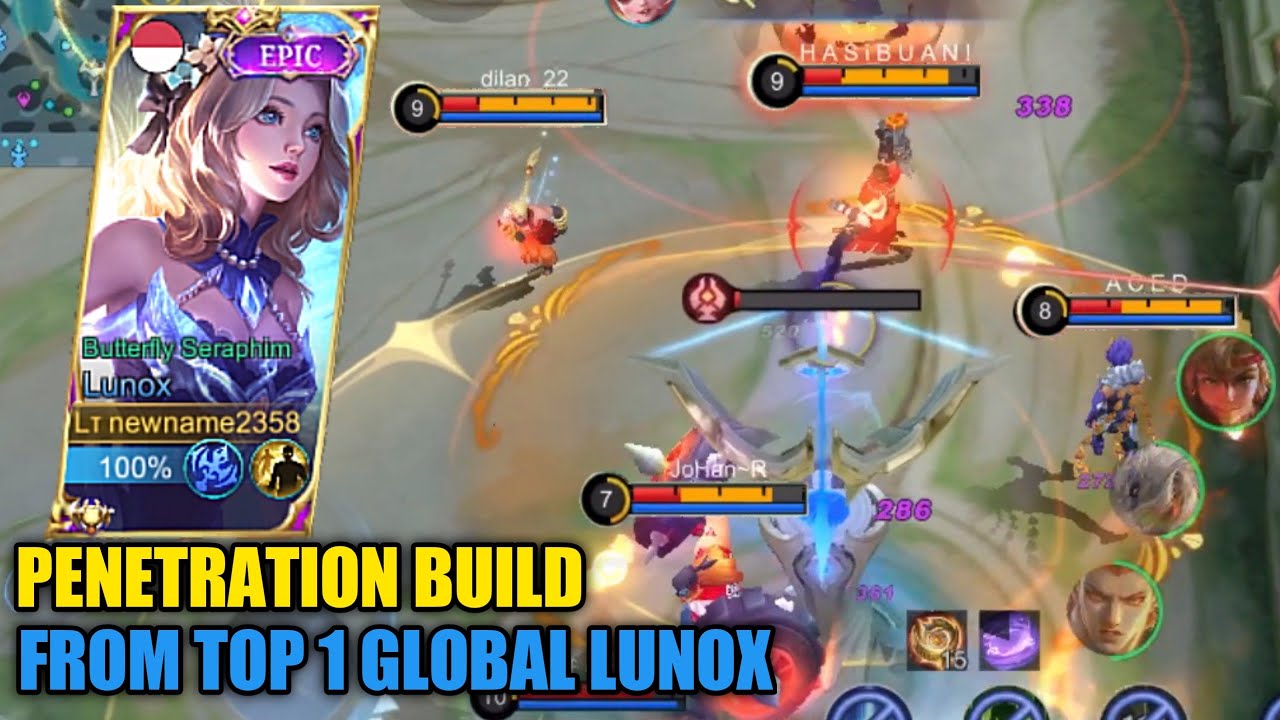LUNOX PENETRATION BUILD FROM TOP 1 GLOBAL LUNOX || BEST BUILD LUNOX AND ...