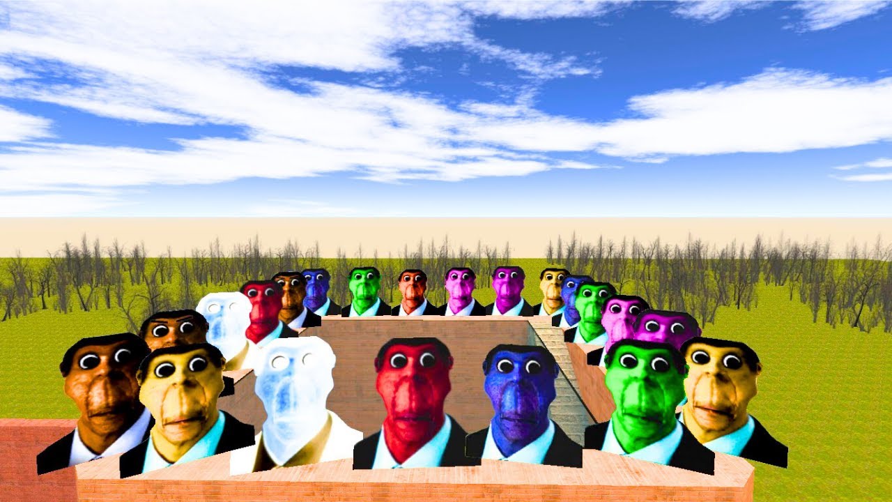 Impossible Escape! Obunga Nextbots Pack BigMaze Run | Garry’s Mod GMod ...