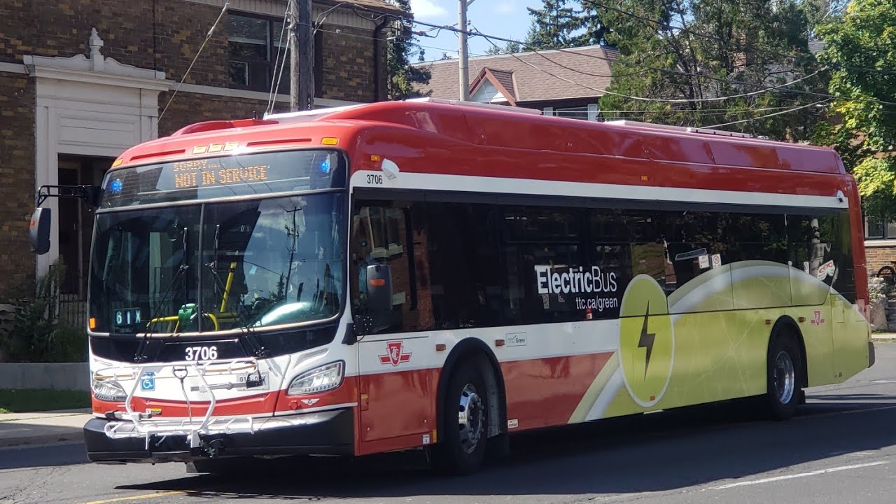 Toronto Transit Comission 2019 New Flyer Xcelsior XE40 3706 - YouTube