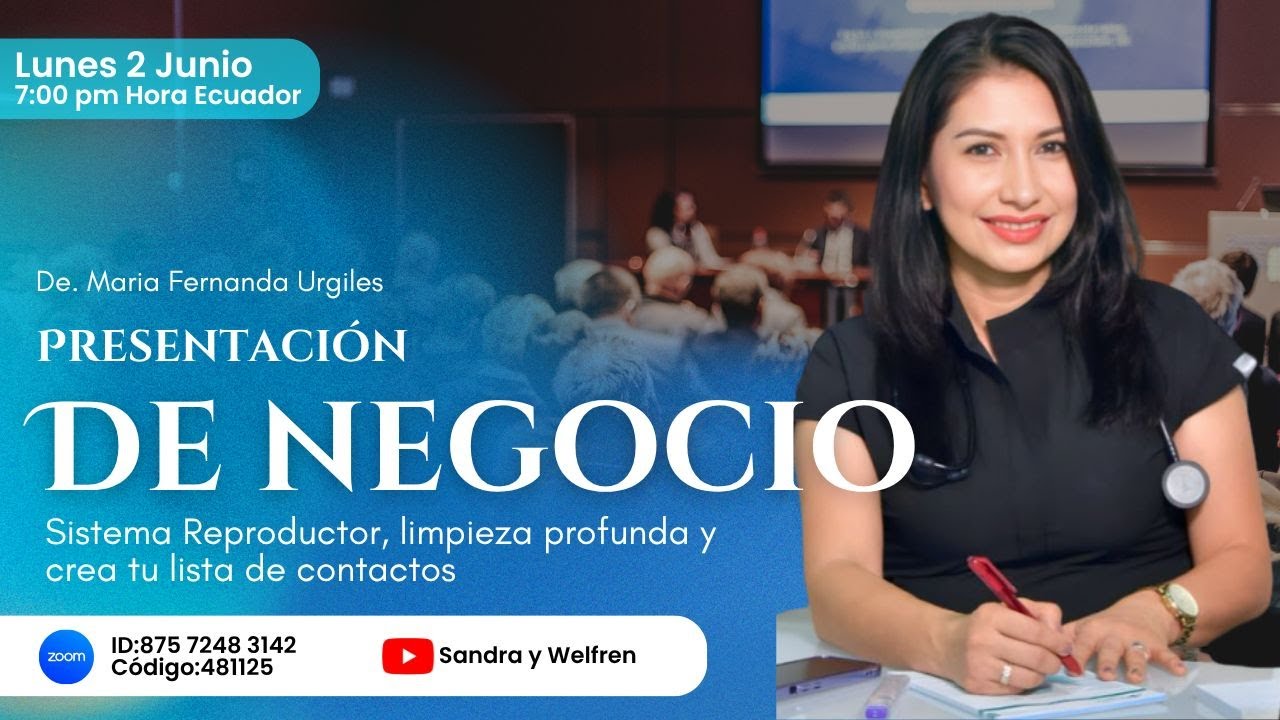 Presentación de negocio y capacitación para nuevos con Dr Maria ...