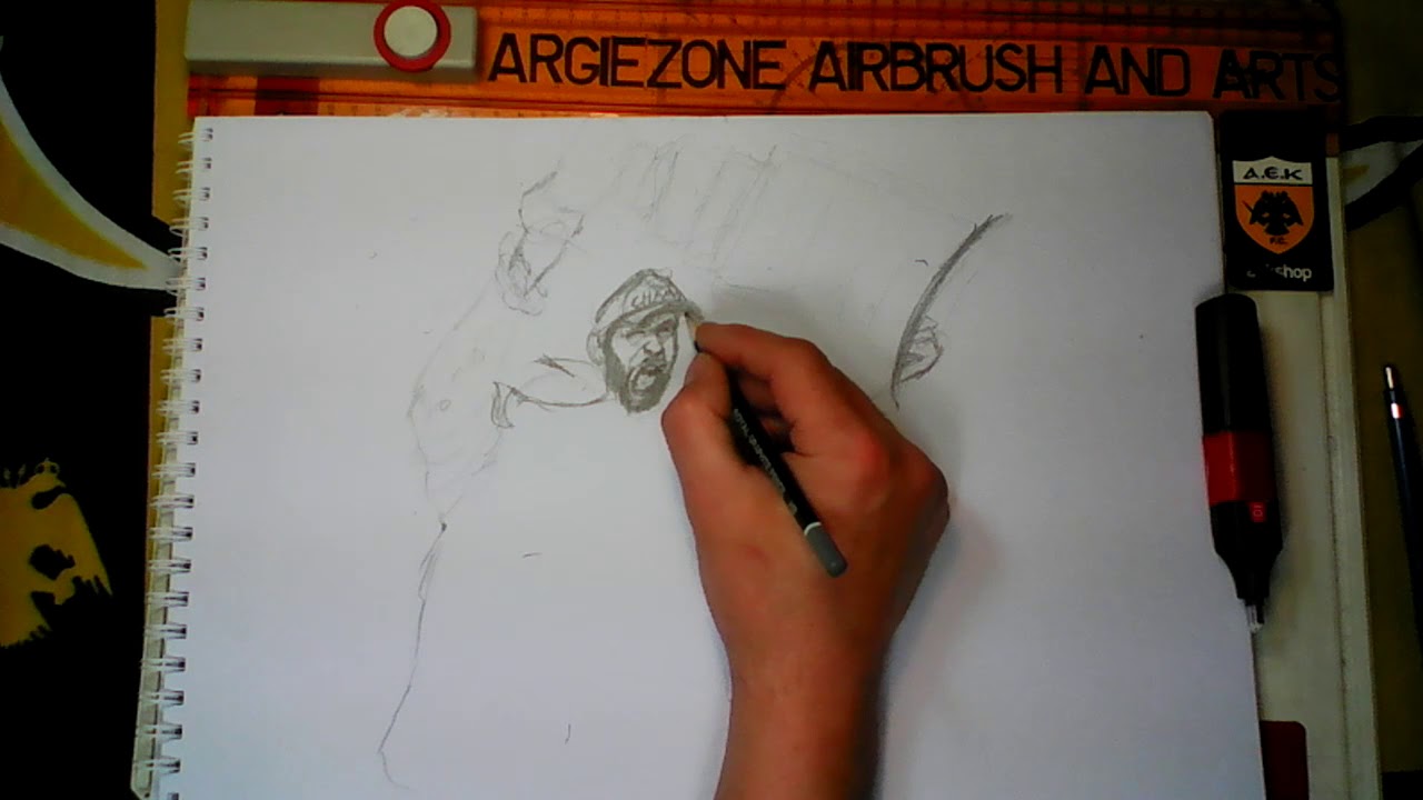 how to draw ovechkin lifting the cup - YouTube