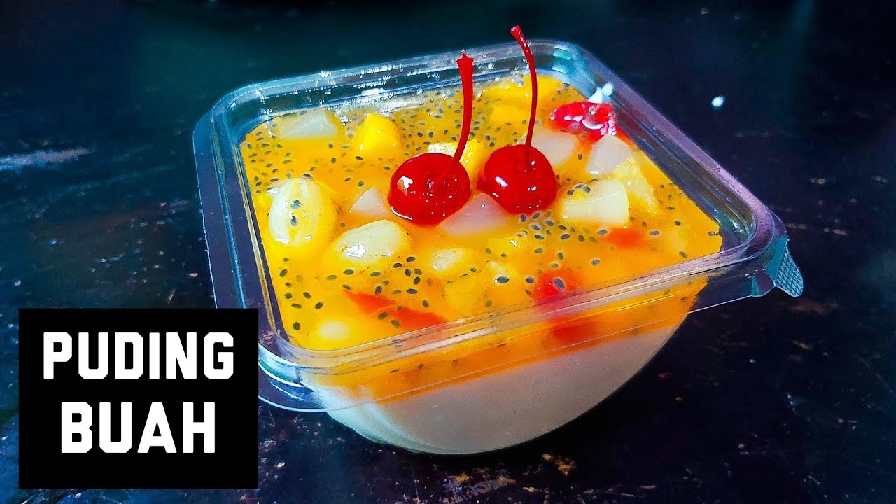 Resep Pudding Susu Buah | Belajar Masak #38 - YouTube