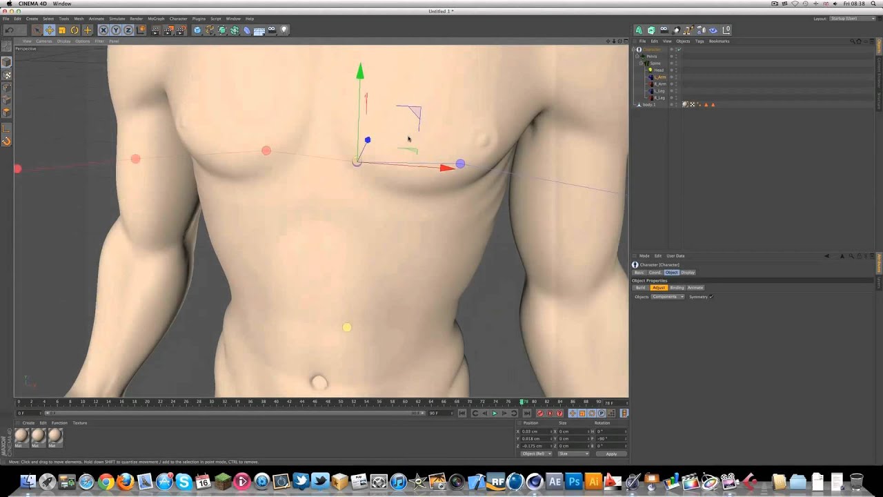Character Rigging tutorial (Cinema 4D R13) - YouTube