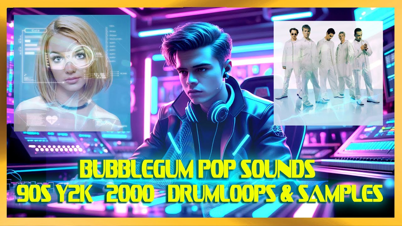BubbleGum Pop Sounds | 90s Y2K | 2000 | Drumloops & Samples - YouTube
