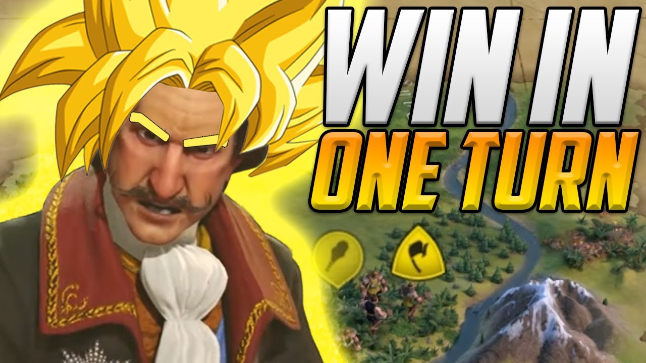 ONE TURN VICTORY - CIV 6 - YouTube