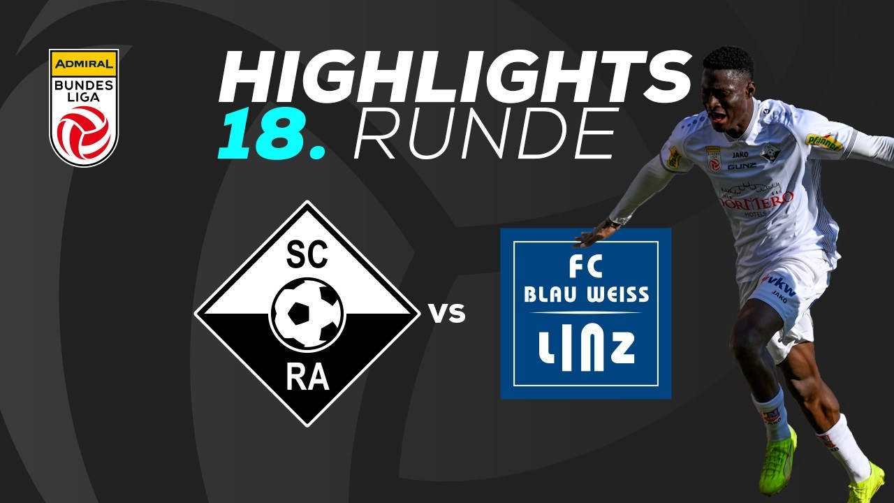 SCR Altach - FC Blau-Weiß Linz 18. Runde ADMIRAL Bundesliga 2025/26 ...