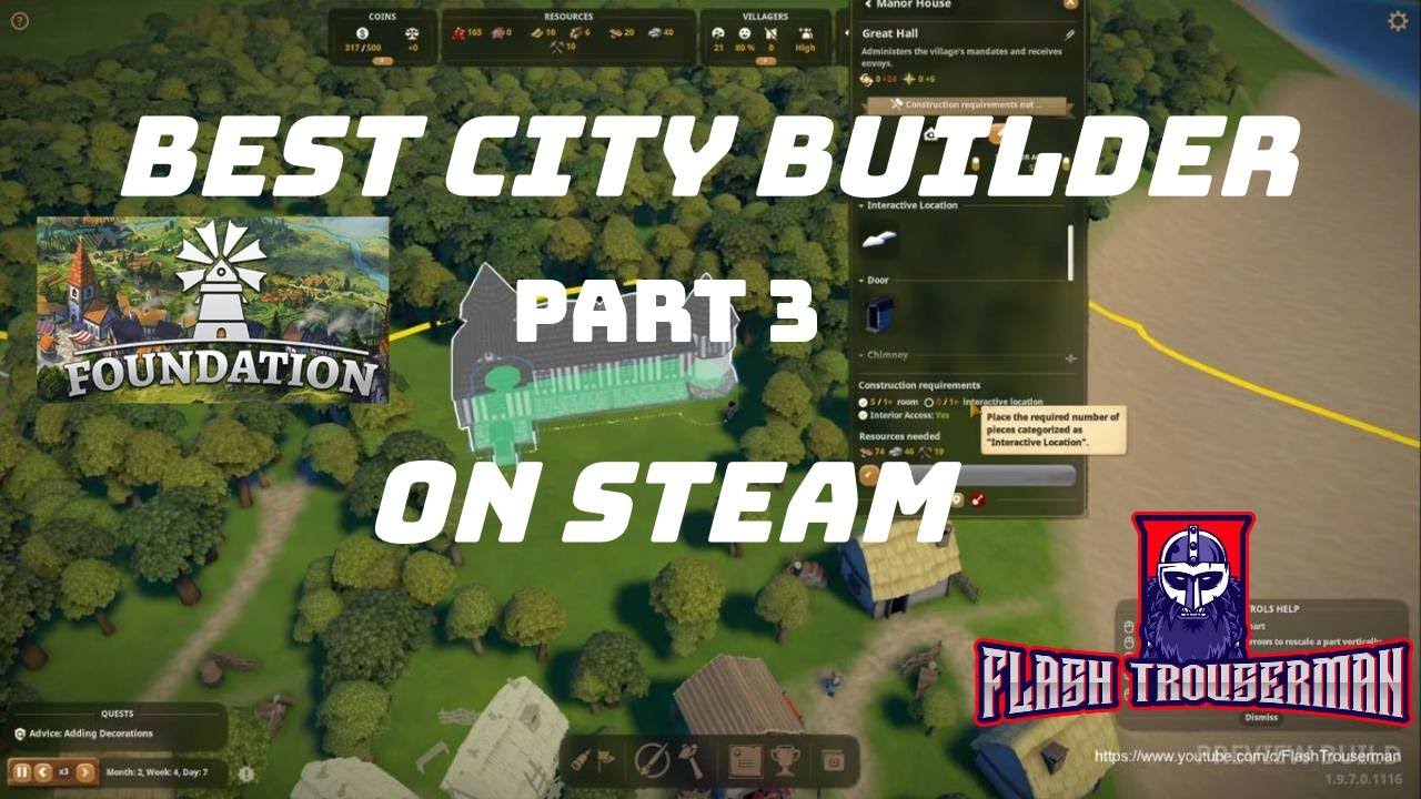 Foundation - Part 3 - The Best Medieval City Builder on Steam - YouTube