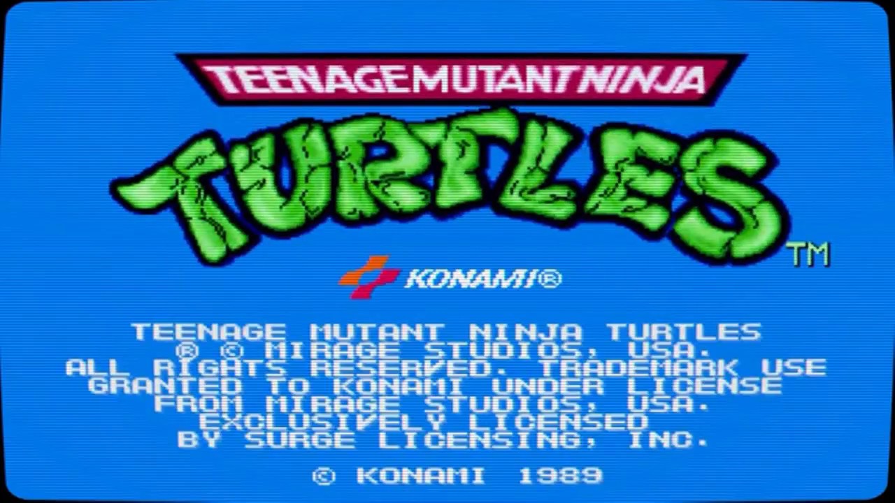 Teenage mutant ninja turtles (TMNT) arcade intro retro - YouTube