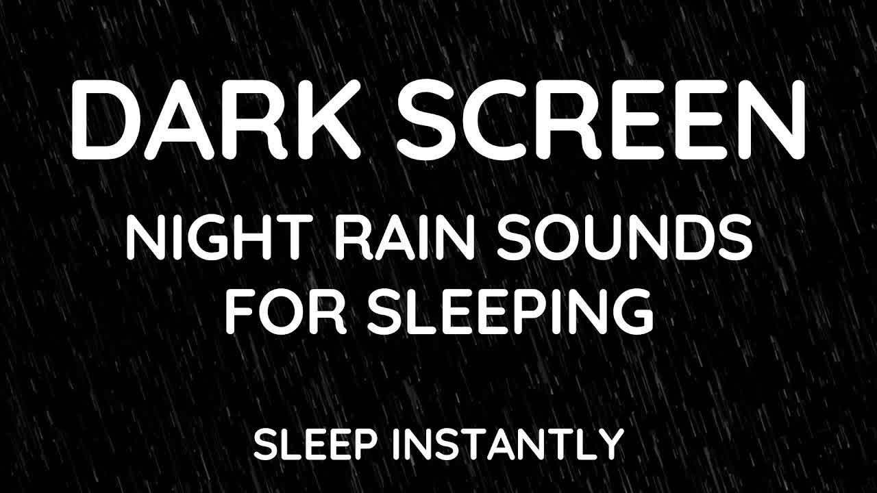NIGHT Sounds for Sleeping | Sleep and Relaxation | Nature Sounds | Dark ...