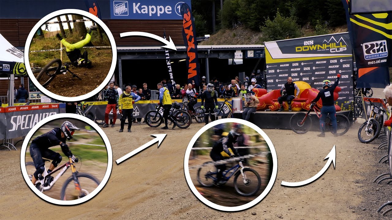 MTB Crashing, Racing and Hucking! IXS Downhillcup Winterberg 2021 - YouTube