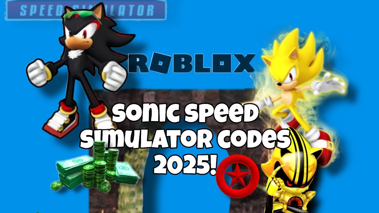 Redeem codes for sonic speed simulator 2025! - YouTube