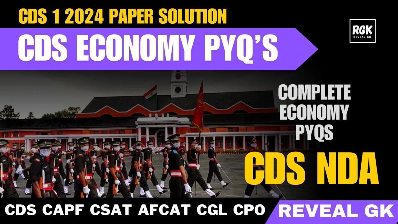 CDS 1 2024 Paper Economy Questions with Solutions | For CDS 2 2024 ...