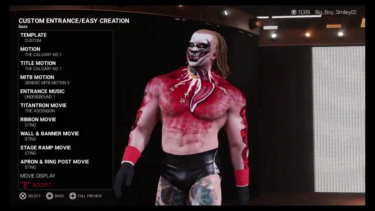 Trying to make The Fiend entrance on WWE 2K19| hard to do !!! - YouTube