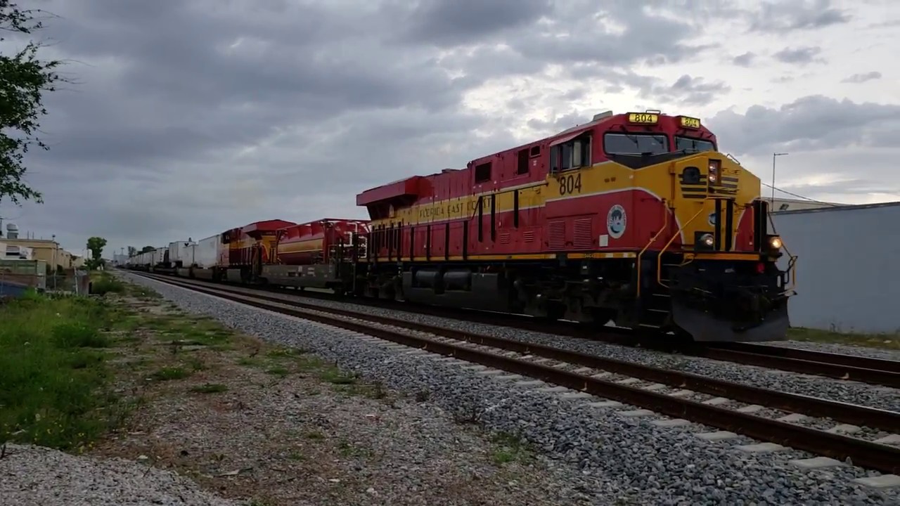 FEC Train 101 #2213 w/ ECH & JIM - Farewell to horns on the FEC - YouTube