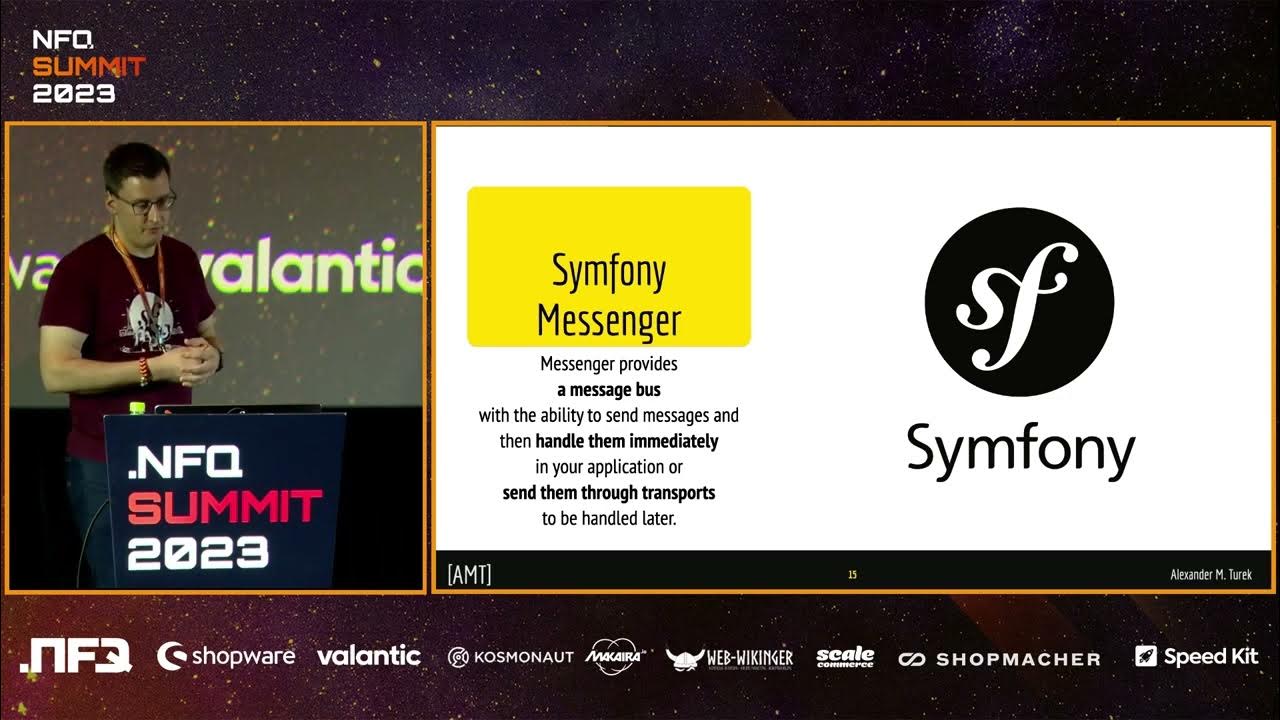NFQ Summit 2023 | Decouple your applications with Symfony Messenger by Alexander M. Turek - YouTube