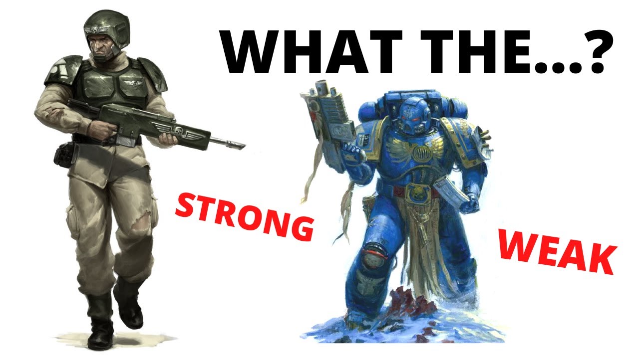 Why are Bolters WEAKER than Lasguns in Warhammer 40K? Weird Rules ...