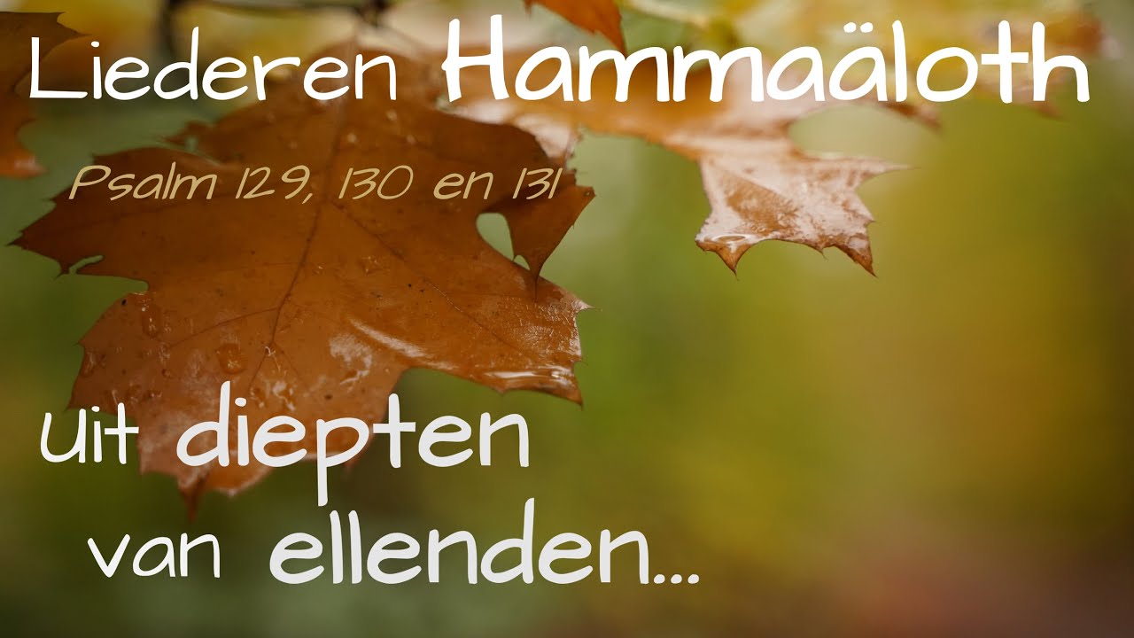 Psalm 129, 130 en 131 - Liederen Hammaäloth (4) - Uit diepten van ...