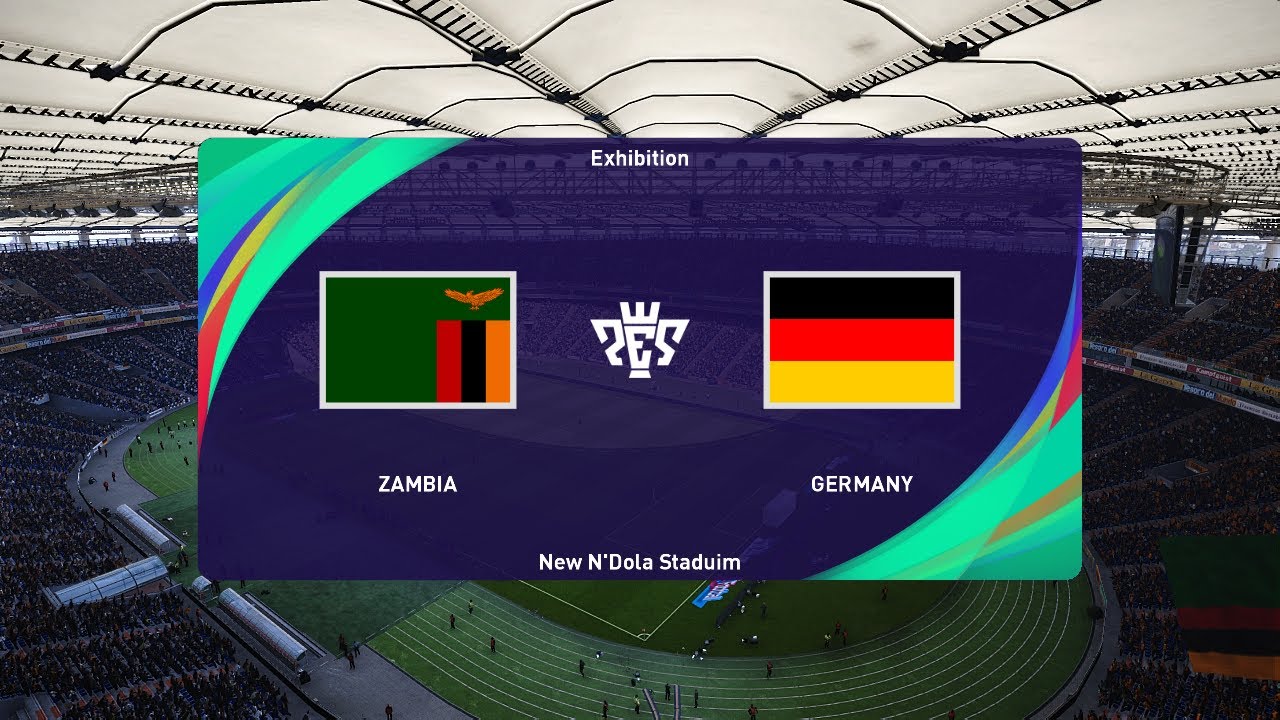 Zambia vs Germany (31/07/2024) Olympic Games PES 2021 - YouTube