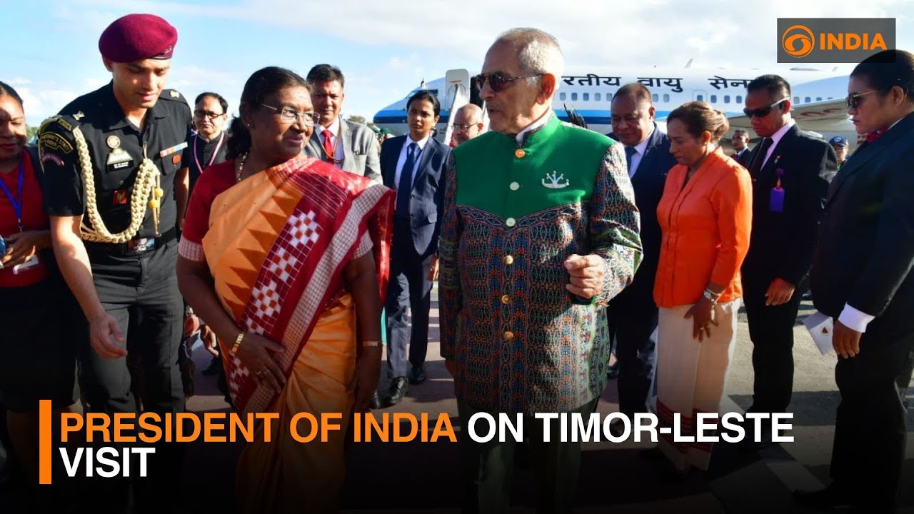 President of India on Timor-Leste visit | Live | DD India - YouTube
