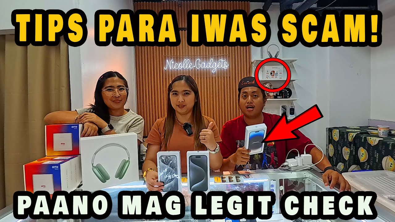 MGA TIPS PARA IWAS SCAM PAANO MAG LEGIT CHECK! - YouTube