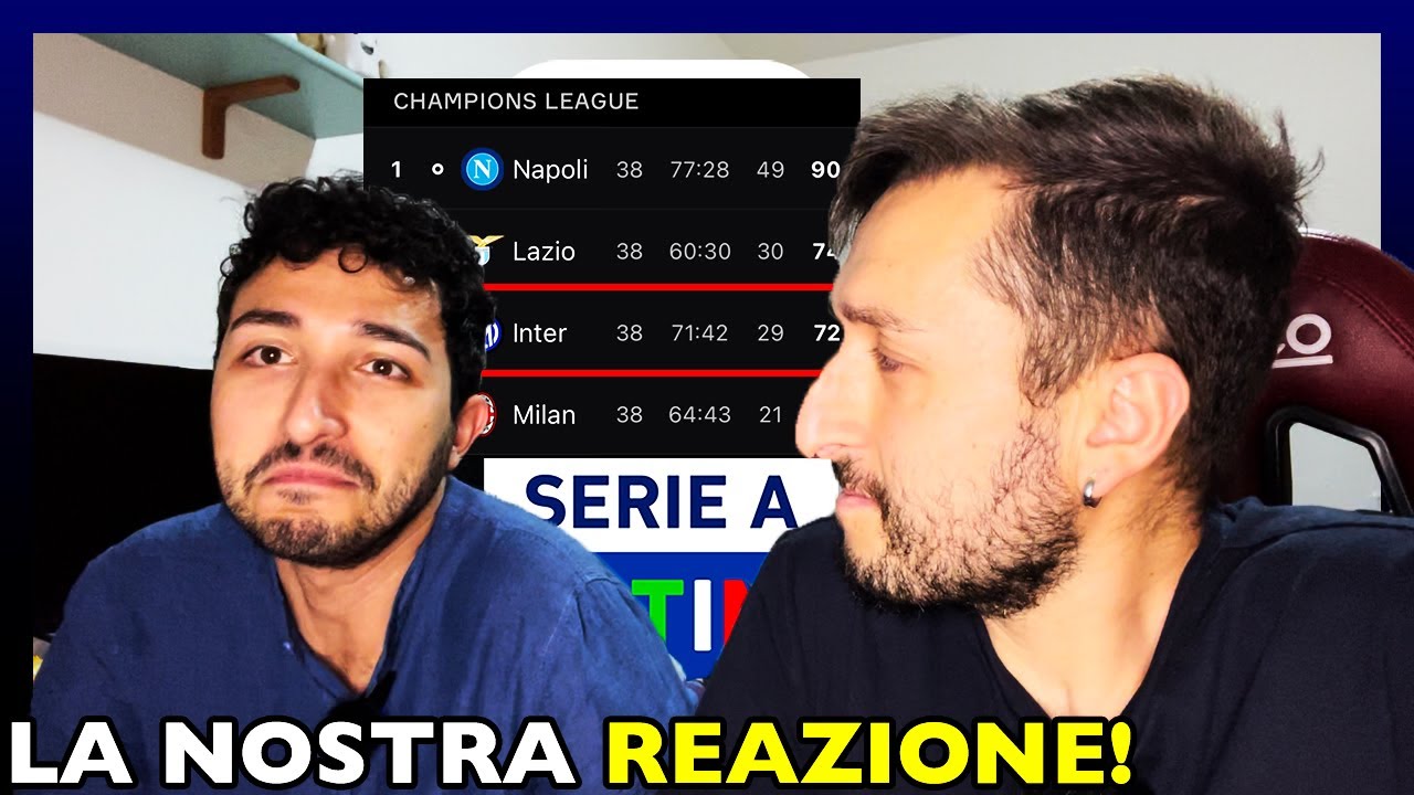 😱 INTER TERZA in SERIE A… la nostra REAZIONE e PARERE - YouTube