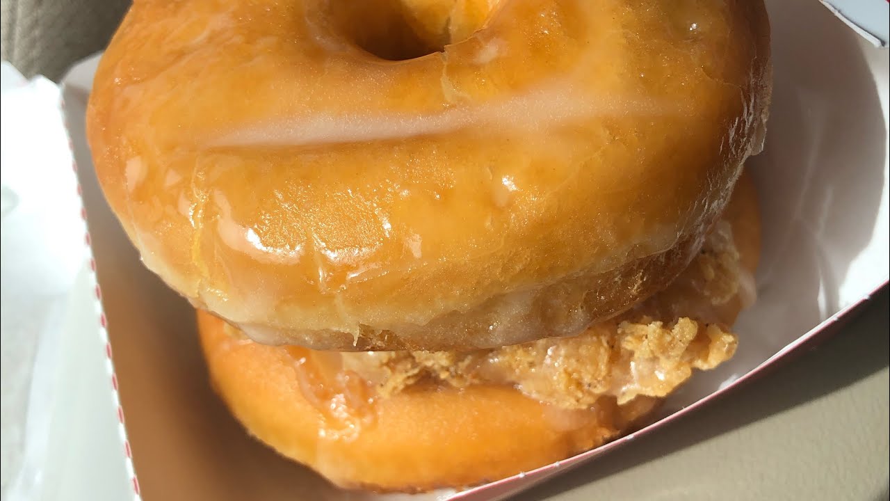 Kentucky Fried Chicken (KFC) Donuts and Chicken Sandwich - YouTube
