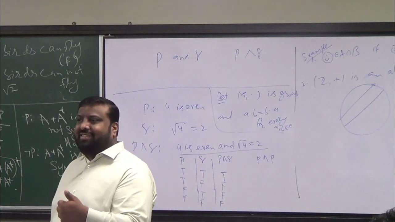 Lecture 1 part 3 Or Statements and examples Demorgans Laws of Logic - YouTube