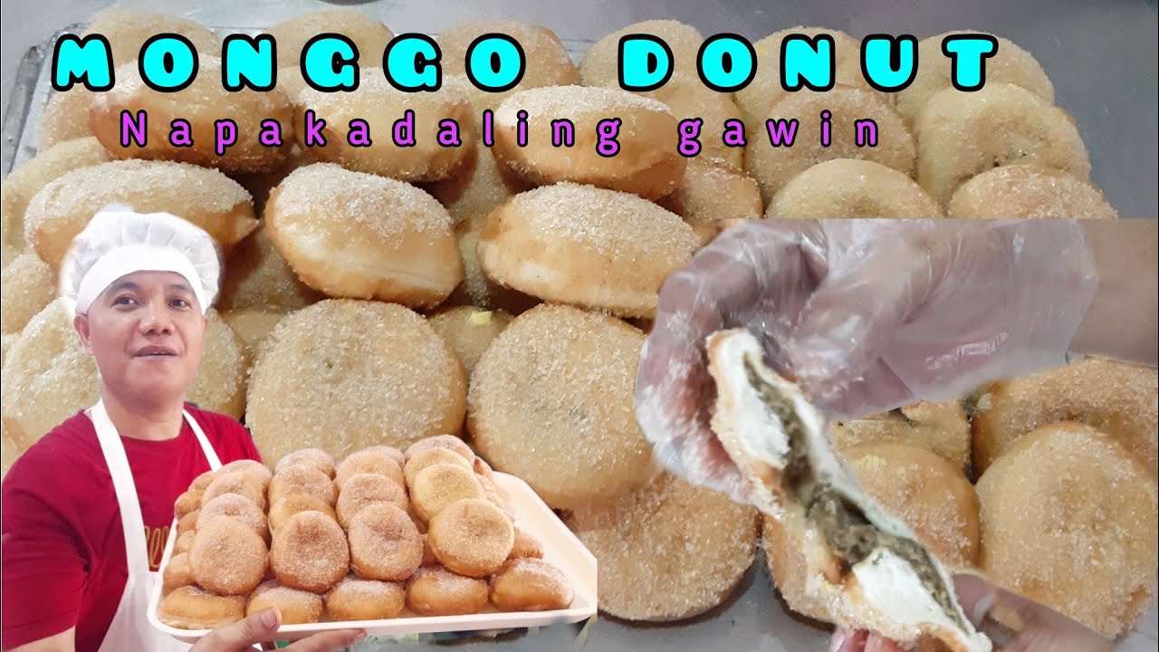 MONGGO DONUT EASY RECIPE HOW TO MAKE MONGGO DONUT?BAKING AND COOKING ...