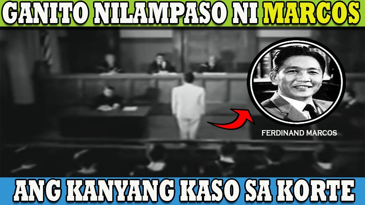 GRABE! Ganito Nilampaso Ni Ferdinand Marcos Ang Kanyang Kaso Sa Korte ...