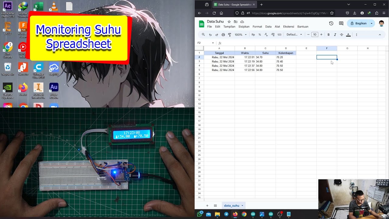 Monitoring Suhu dan Kelembapan Menggunakan Spreadsheet - Project ESP ...