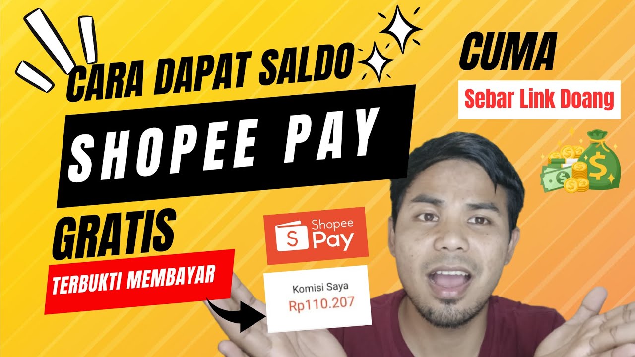 Dapat Saldo Shopee pay Gratis Kamu Harus coba ! begini caranya!!! - YouTube