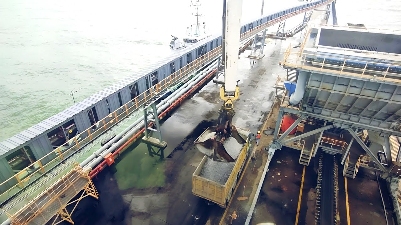 Loading gypsum - YouTube