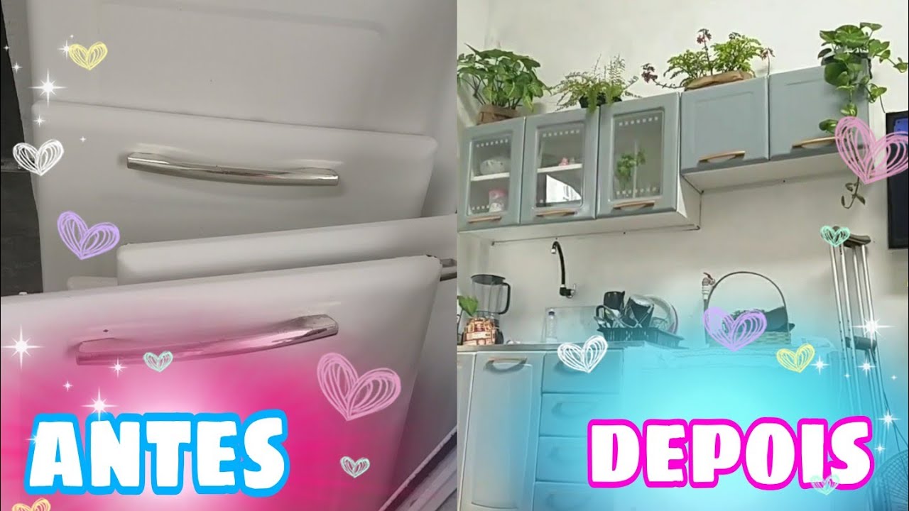 DIY COMO PINTAR ARMARIOS DE COZINHA ( com tinta spray) | Família da ...