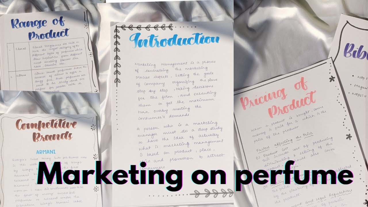 Project on Marketing on perfume | CBSC class 12 th project| Marketing ...