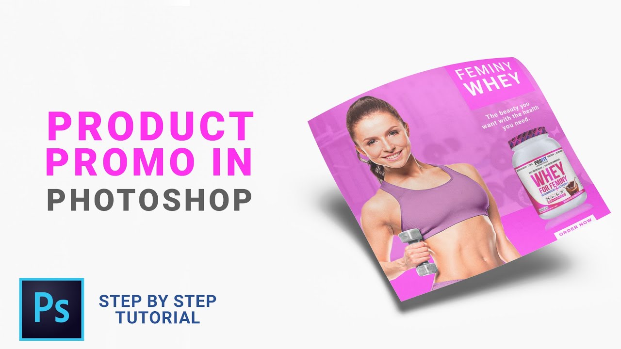 Product Promo Design in Photoshop | Step by Step Tutorial - YouTube
