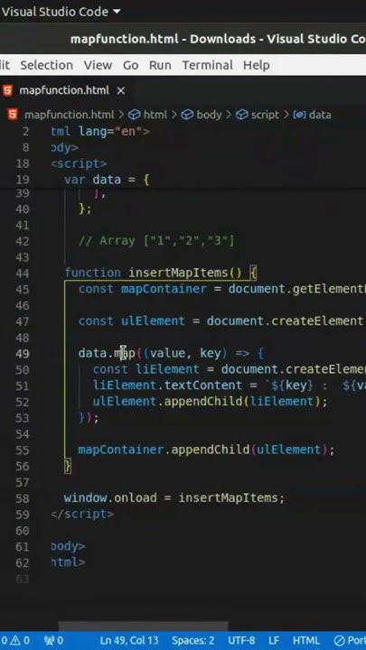 How To Fix Uncaught Typeerror Data Map Is Not A Function Javascript Html Issue Fix Html