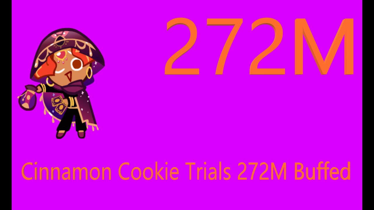 CROB Cinnamon Cookie Trials 272M Buffed | Jinx lol | Cookie Run ...